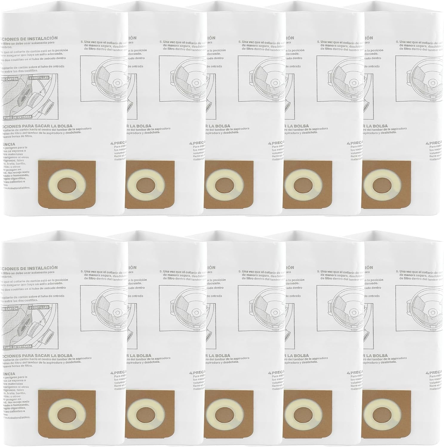 16 and 20 Gallon Wet/Dry Vacuum Collection Bags replace for Craftsman ...