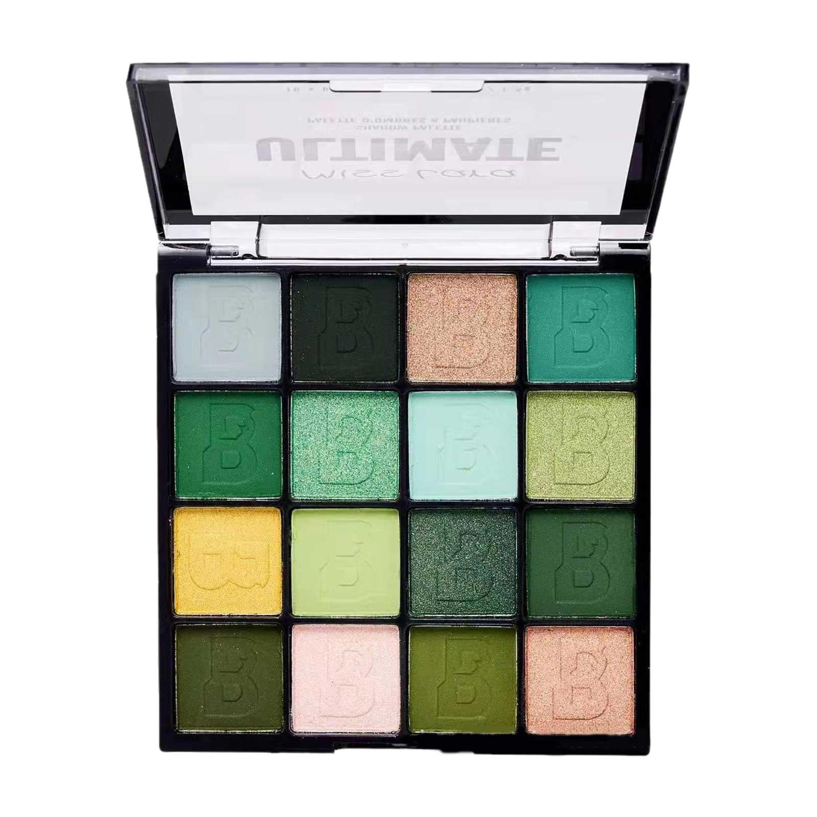 16 color Eyeshadow Pearlescent Matte Palette Eye Shadow Makeup Lasting ...