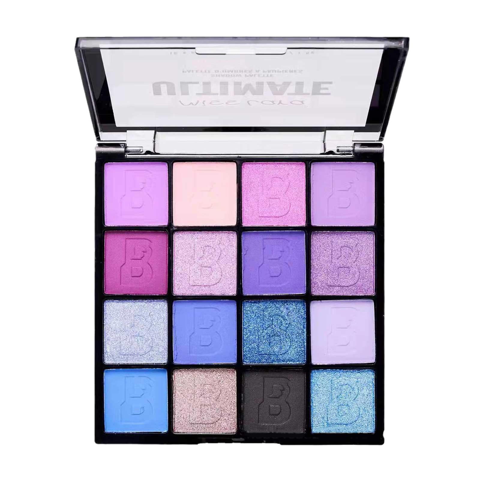 16 color Eyeshadow Pearlescent Matte Palette Eye Shadow Makeup Lasting ...
