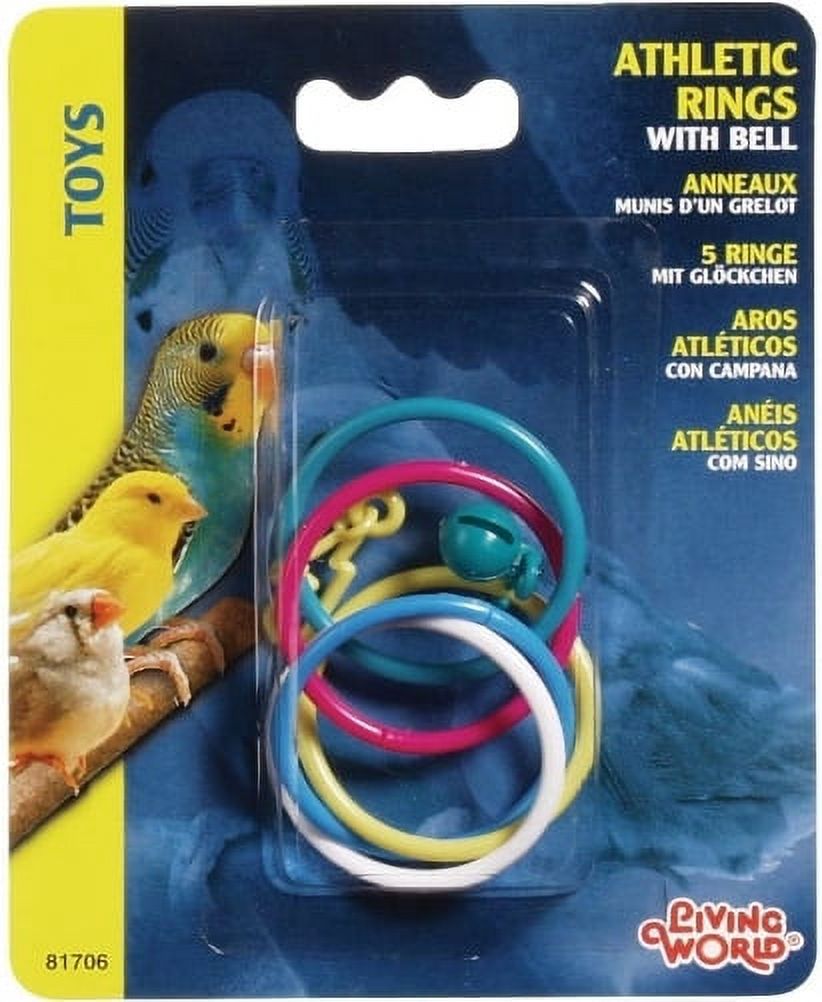 16 count Living World Olympic Rings Plastic Bird Toy - Walmart.com