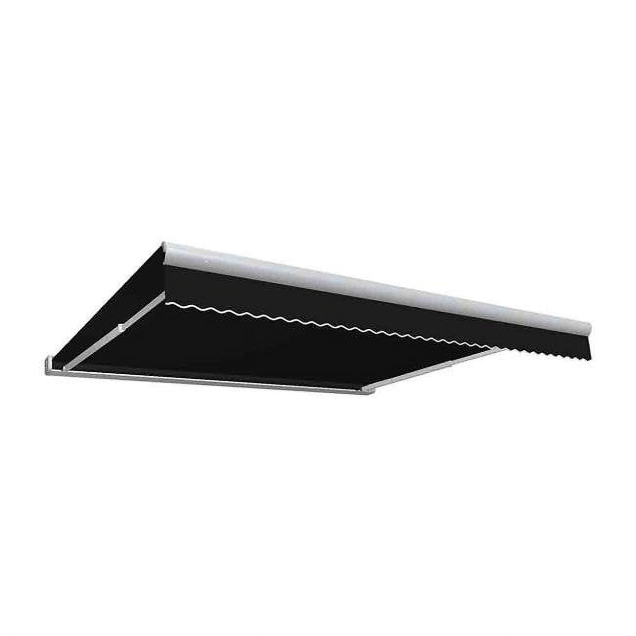 16 ft. Key West Full Cassette Manual Retractable Awning, Black - 120 in ...