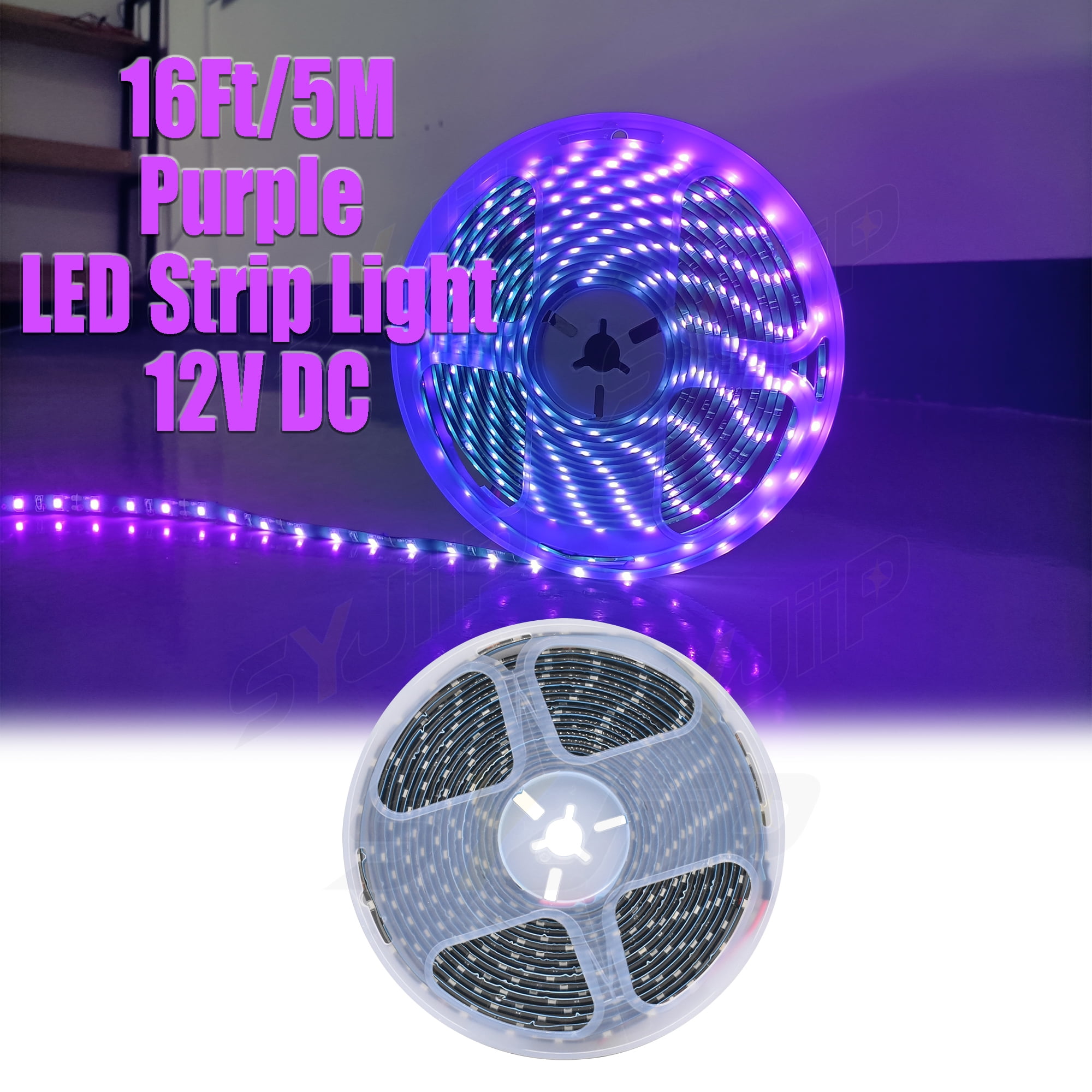 16 ft UV /Purple LED Strip Light Ultraviolet，Fit for RV 、parlor、attic ...