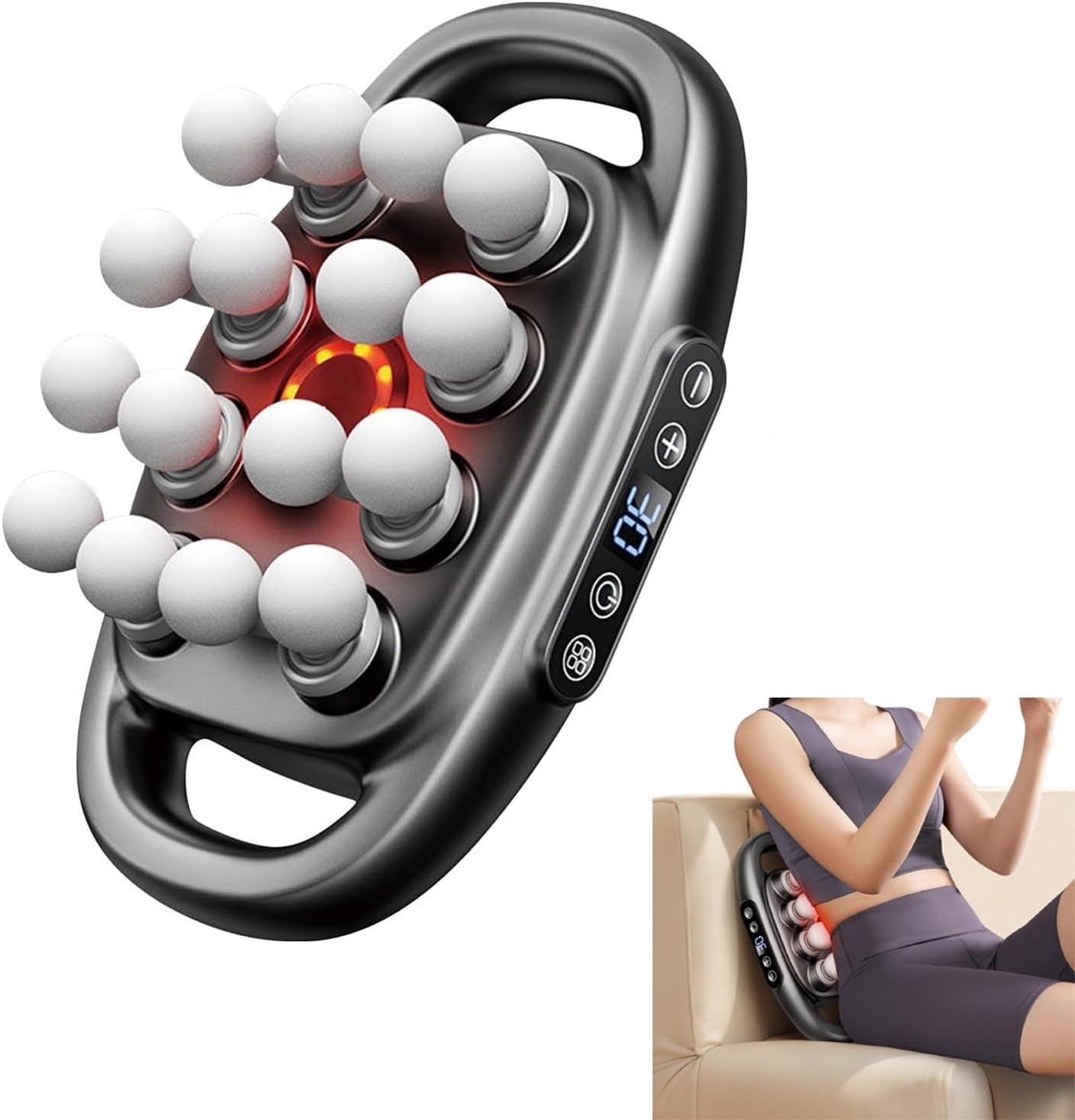 16 head massage gun deep tissue，2026 New Model, 5-Minute Deep Tissue ...