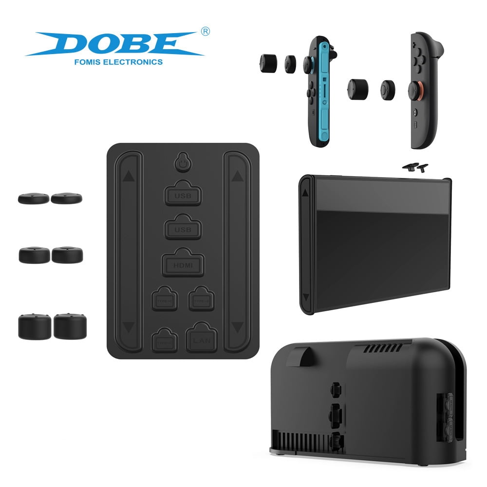 16-in-1 Dust Plug & Thumb Grip Caps Set for Nintendo Switch 2 (NS2 ...