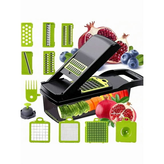 16-in-1 Food Chopper - 8 Blades with Container for Vegetables, Onions ...
