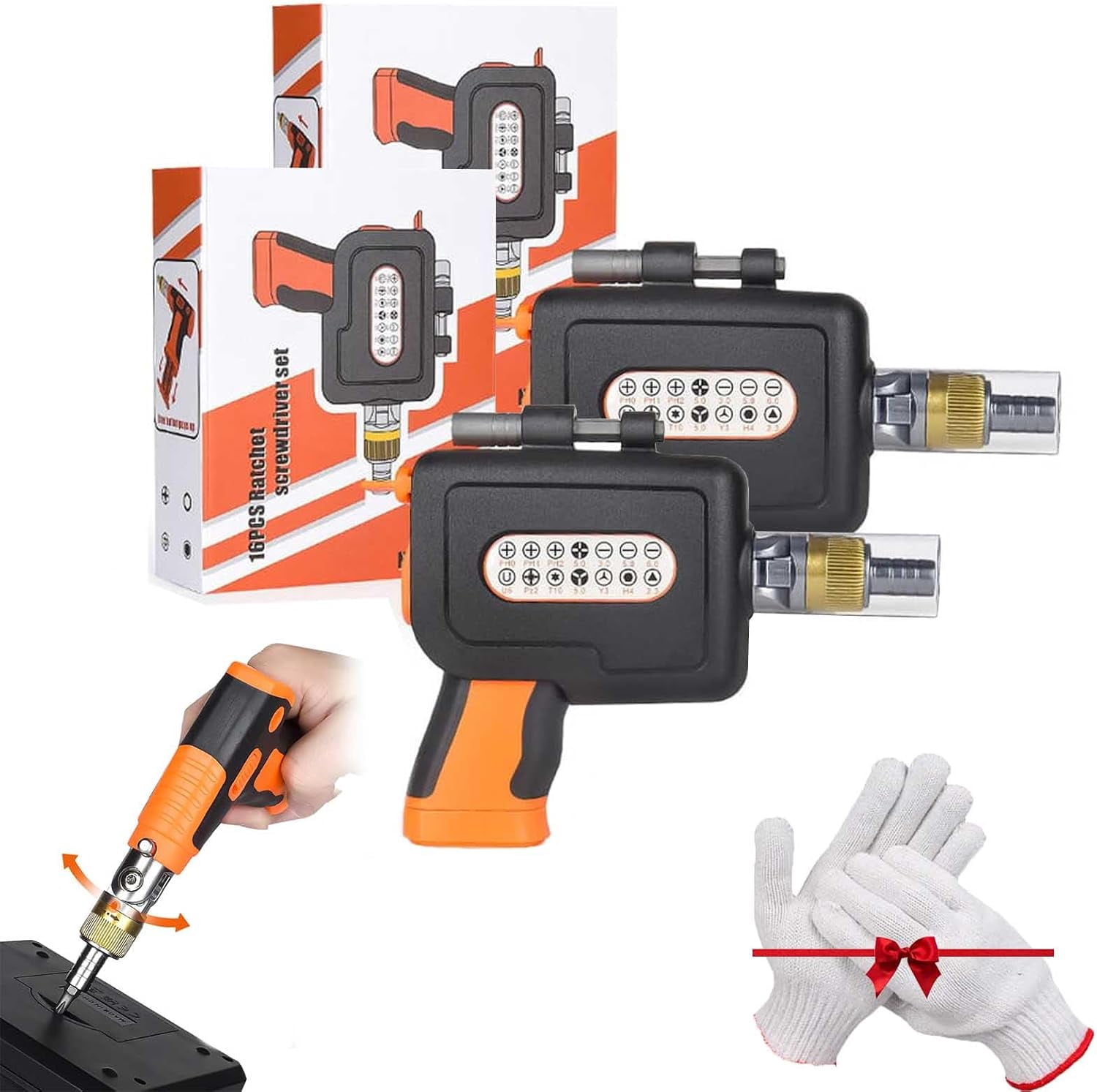 16-in-1 Multi Screwdriver Set, 16 in 1 Multifunctional Household Wrench ...