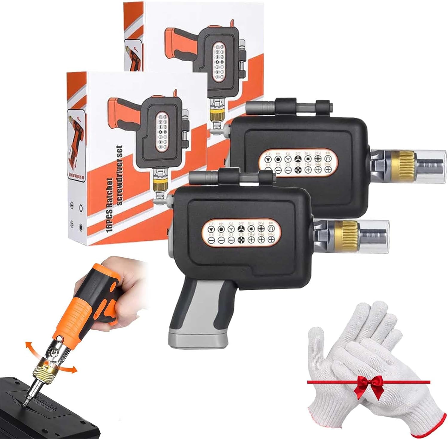 16-in-1 Multi Screwdriver Set, 16 in 1 Multifunctional Household Wrench ...