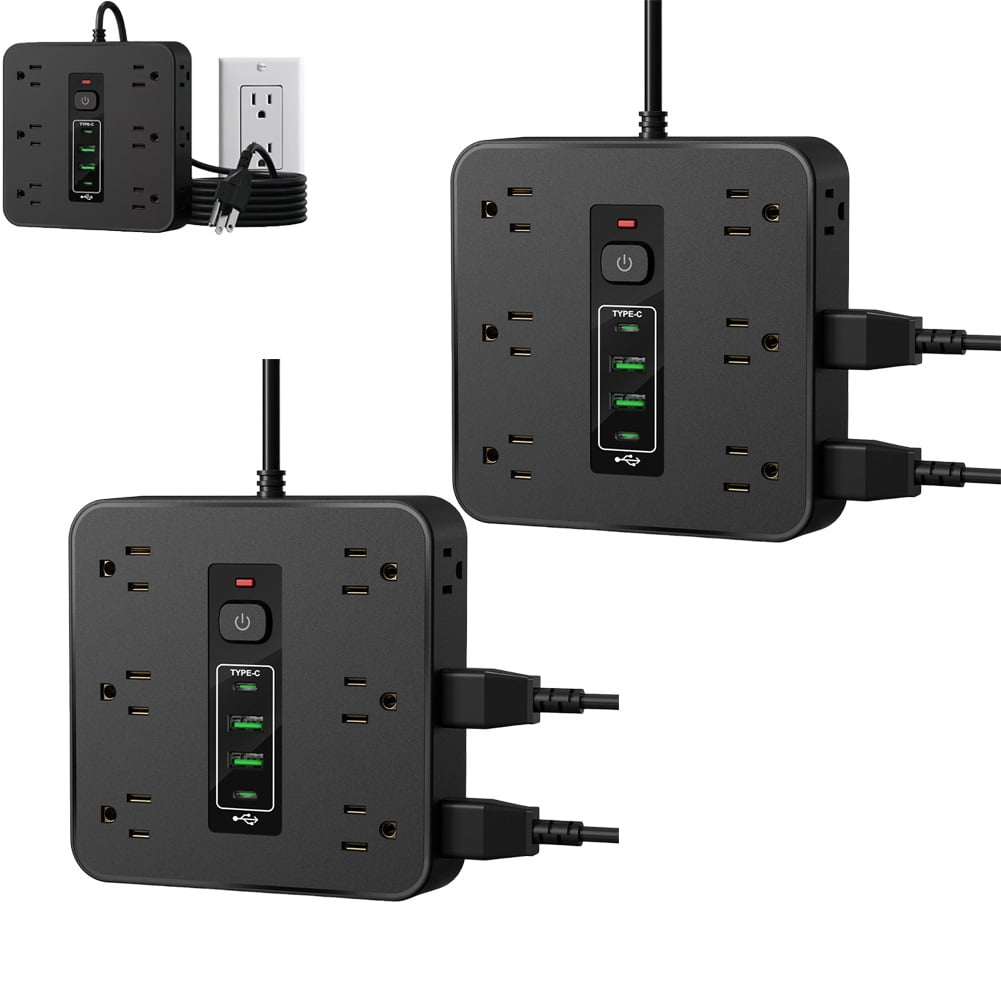 16-in-1 Power Strip with Surge Protection & Switch Control, ETL Listed ...