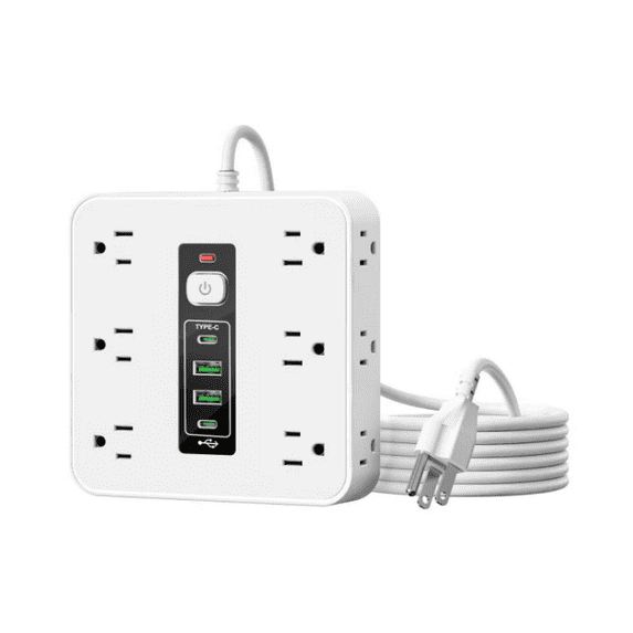16-in-1 Power Strip with Switch & Surge Protection, 2026 New 16 in 1 ...