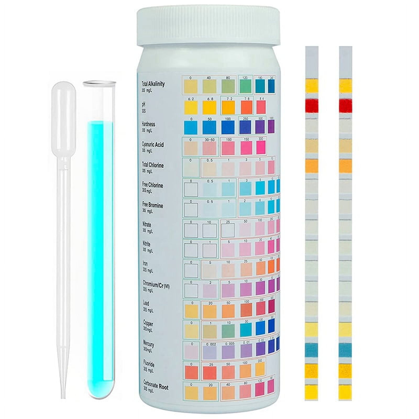 16 in 1 Premium Drinking Water Test Kit,for Drink Water,100 Strips ...