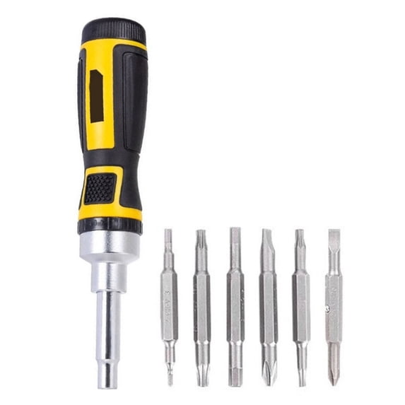 16 in 1 Ratcheting Screwdriver Kit Portable Multi-bit Screwdriver Tools ...