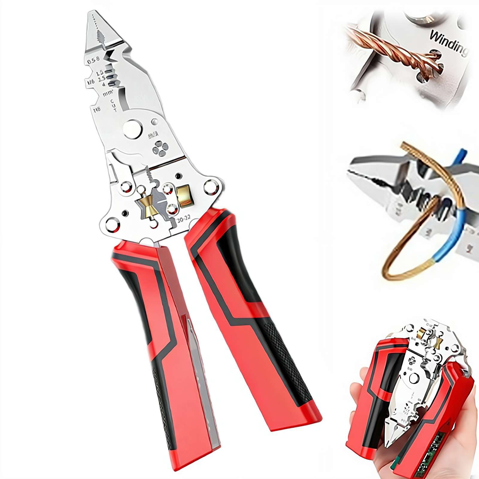 16 in 1 Wire Stripper Twister, For Cutting and Pulling Wires, Cable ...