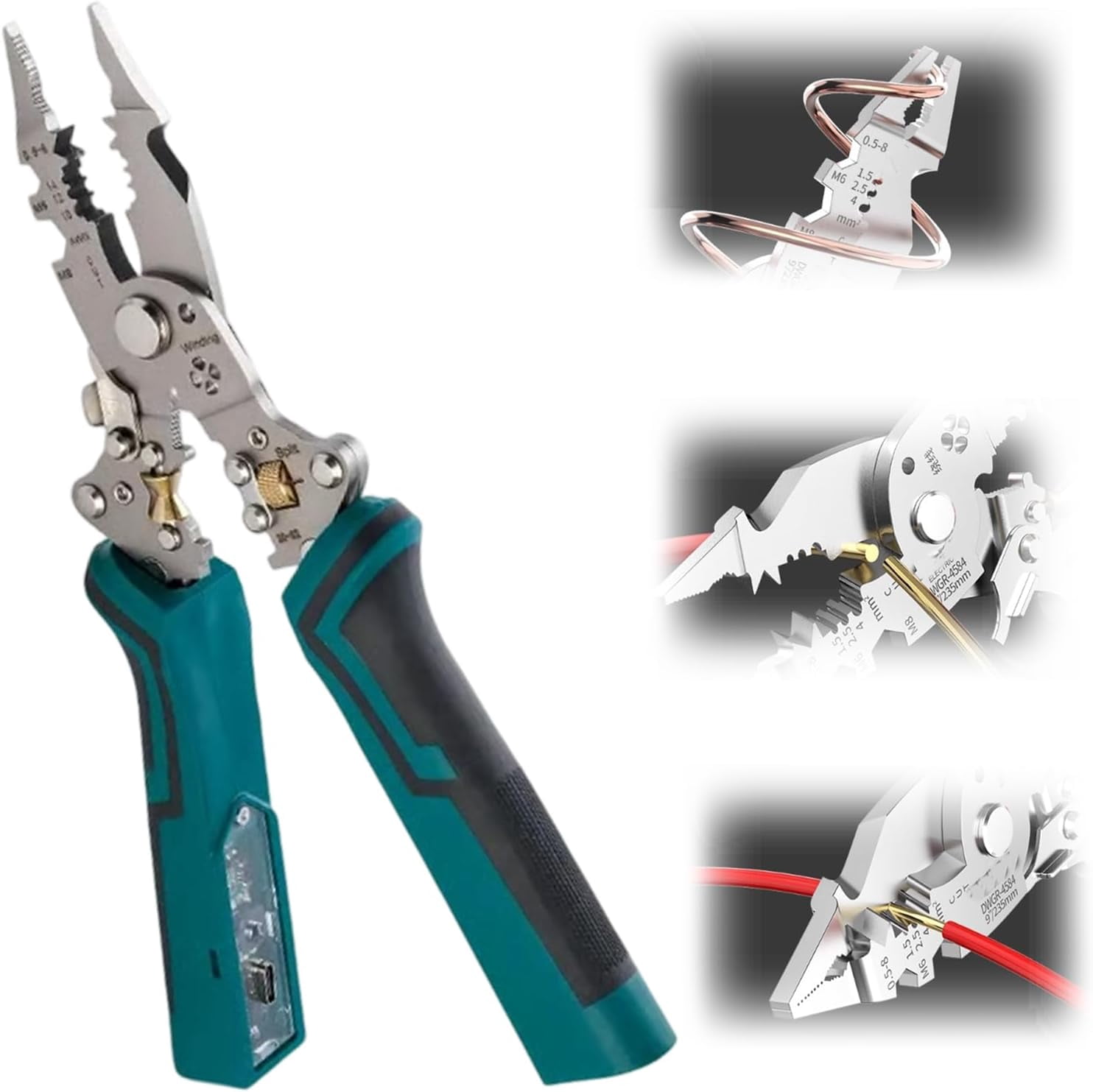 16 in 1 Wire Stripper Twister for Cutting and Pulling Wires, Cable ...