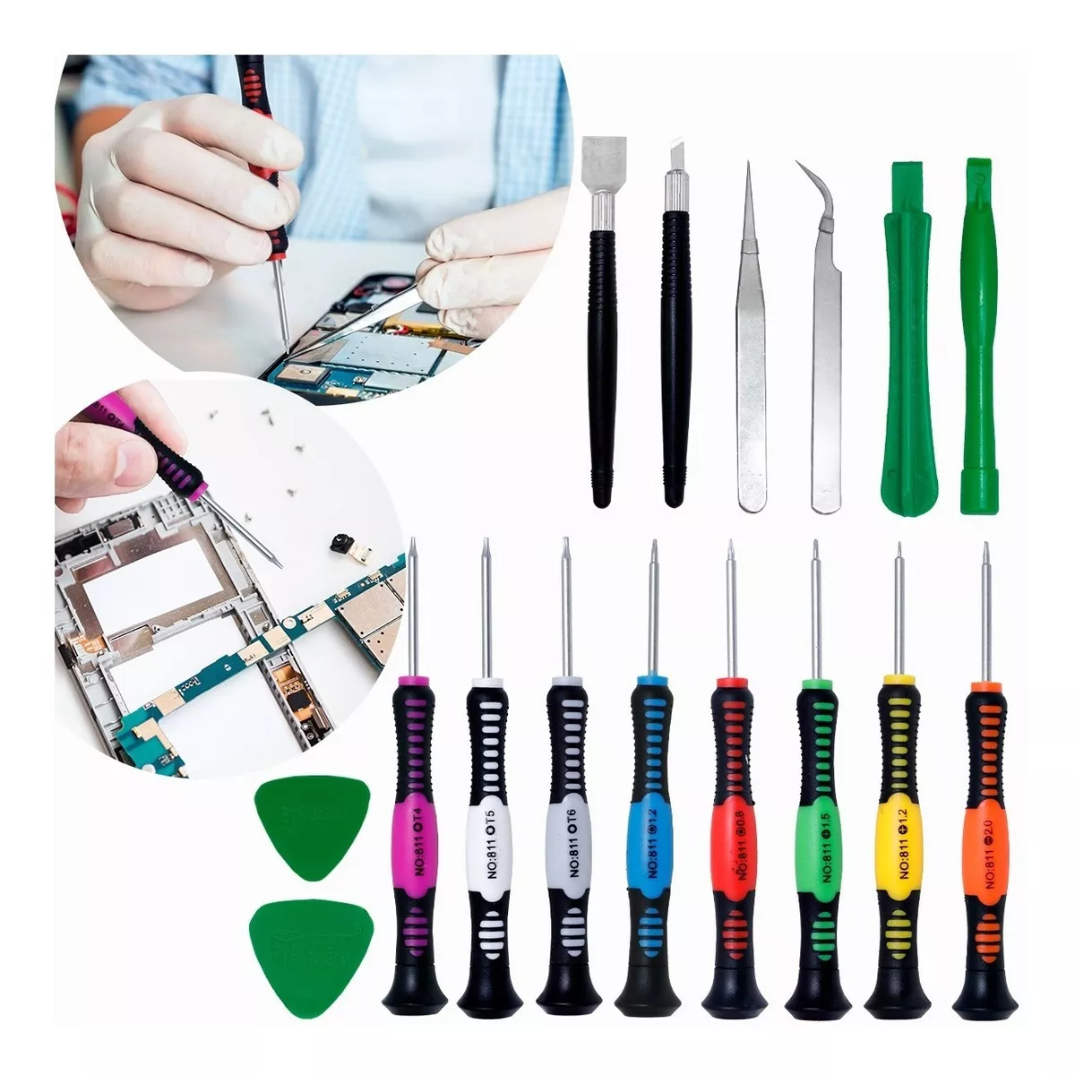 16 in 1 screwdriver tool kit suitable for Sam sung and Hua wei repairs ...