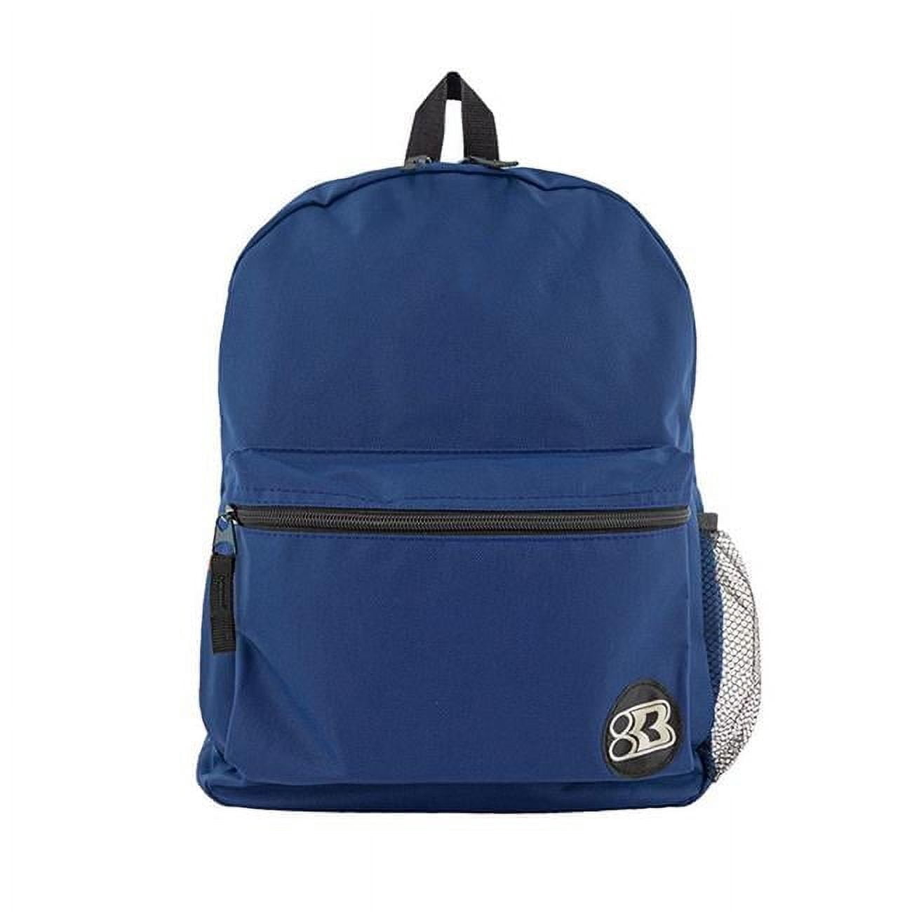 16 in. Basic Mesh Pocket Backpacks, Navy Blue - Pack of 12 - Walmart.com