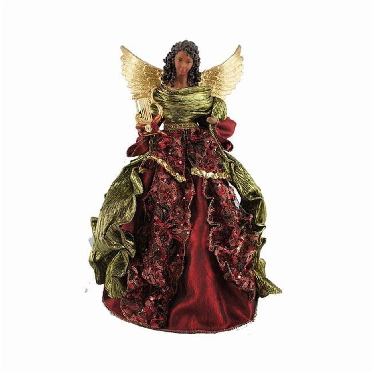 16 in. Black Christmas Angel Tree Top - Black - 16in. - Walmart.com