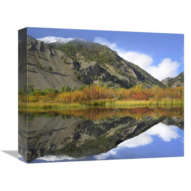 16 in. Boulder Mountains Reflected in Beaver Pond, Idaho Art Print ...