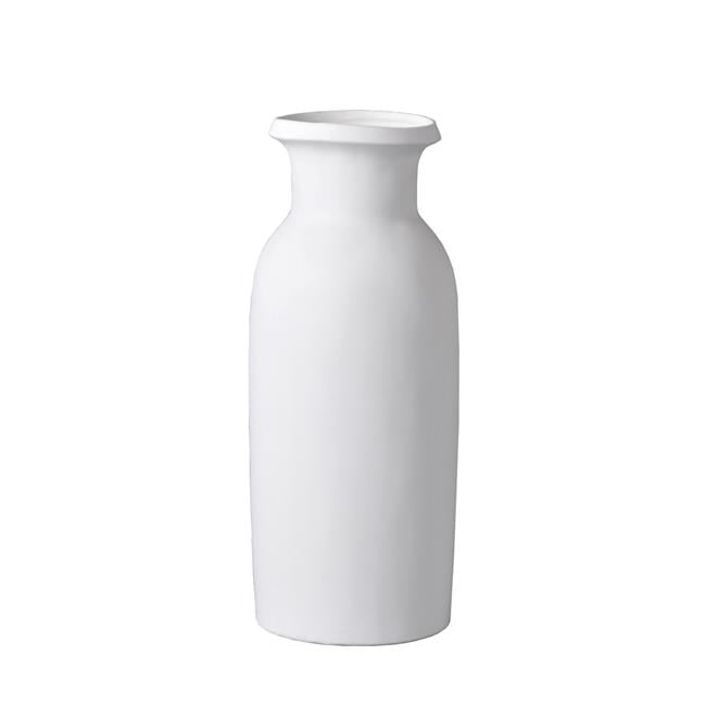 16 in. Ceramic Tall Slim Vase, White - Walmart.com