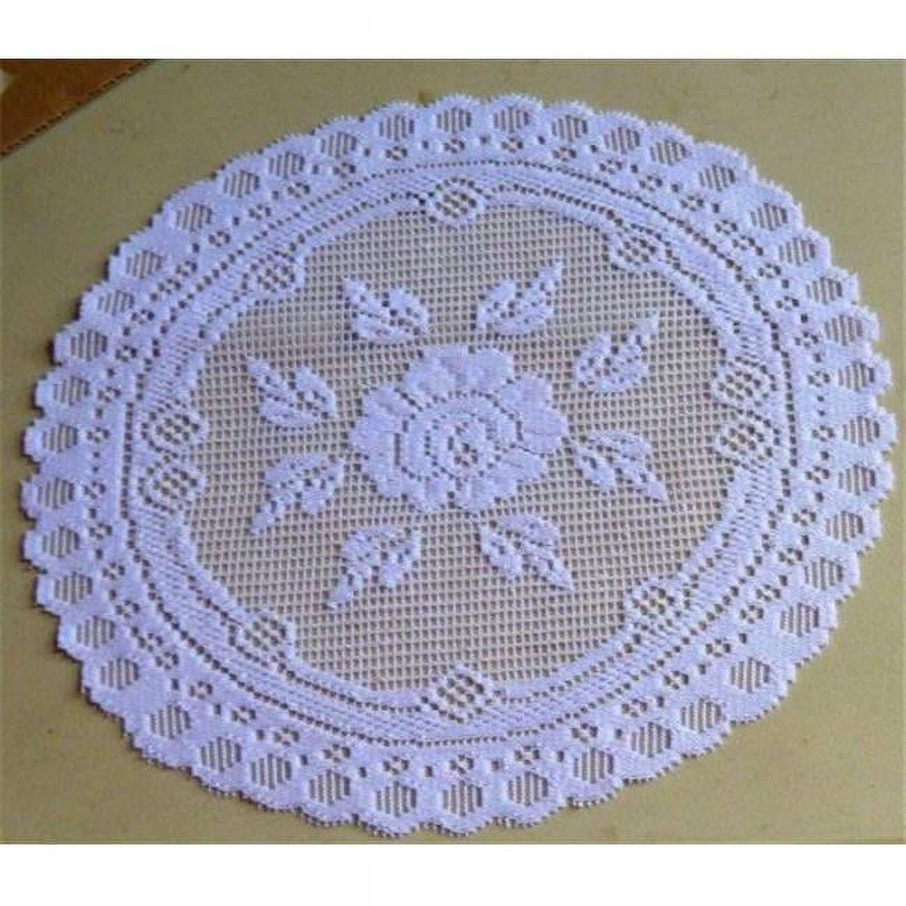 16 in. European Lace Doily, White - Walmart.com