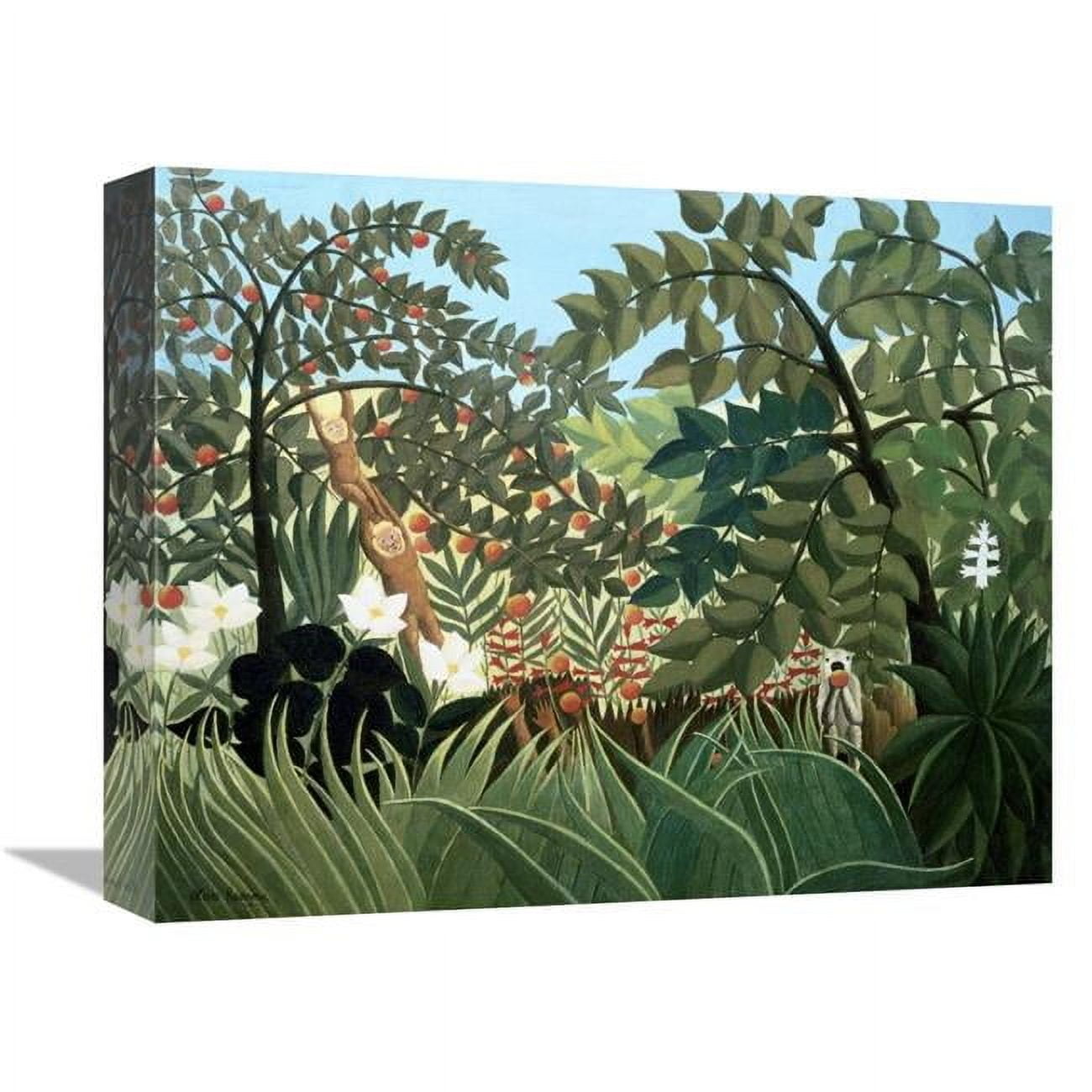 16 in. Exotic Landscape Art Print - Henri Rousseau - Walmart.com