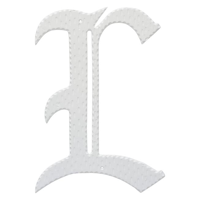 16 in. Home Accent Individual Monogram Letter, White - L Letter ...
