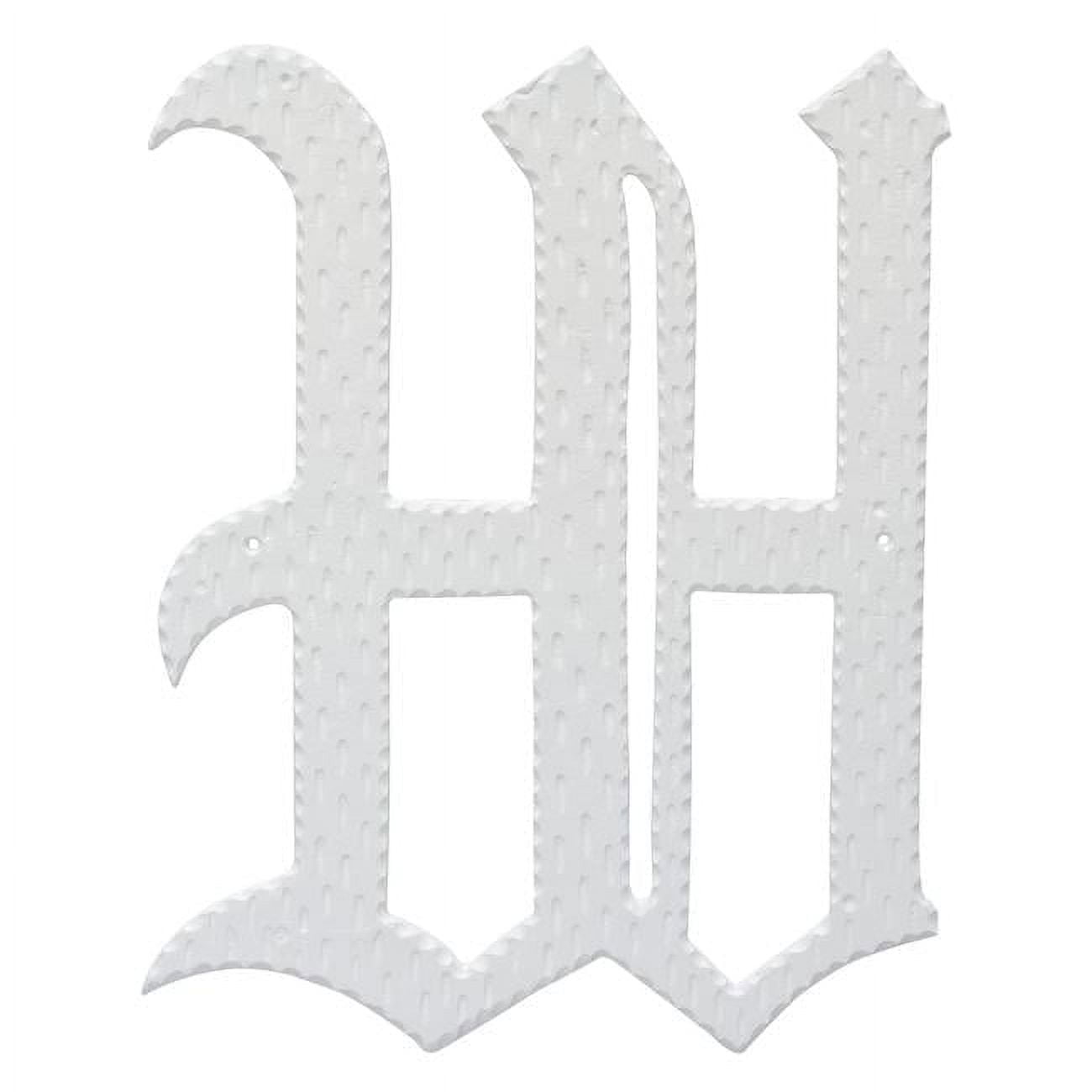 16 in. Home Accent Individual Monogram Letter, White - W Letter ...