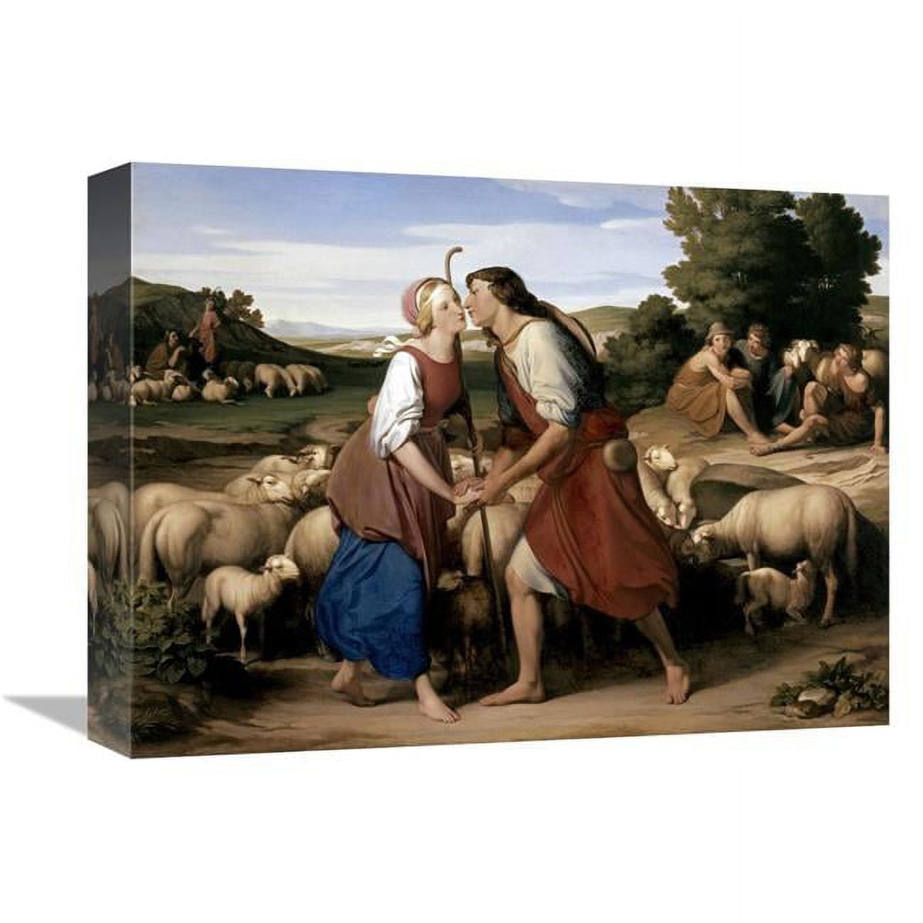16 in. Jacob & Rachel Art Print - Gustav Heinrich Nacke - Walmart.com