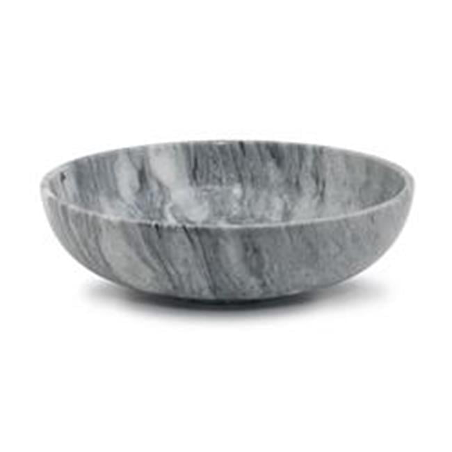 16 in. Laurus Bowl, Cloud Gray Marble - Walmart.com