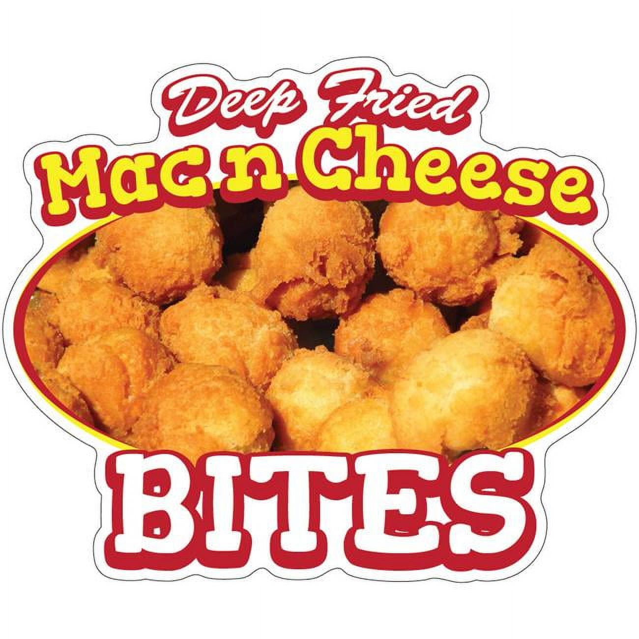 16 in. Mac N Cheese Bites Decal Concession Stand Food Truck Sticker ...