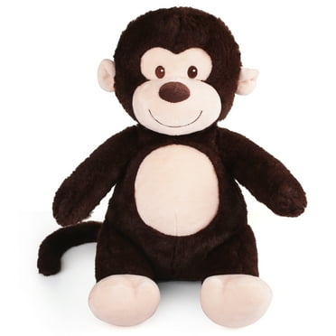 Bedtime Originals Jungle Fun Gray/Black Plush Monkey Stuffed Animal ...