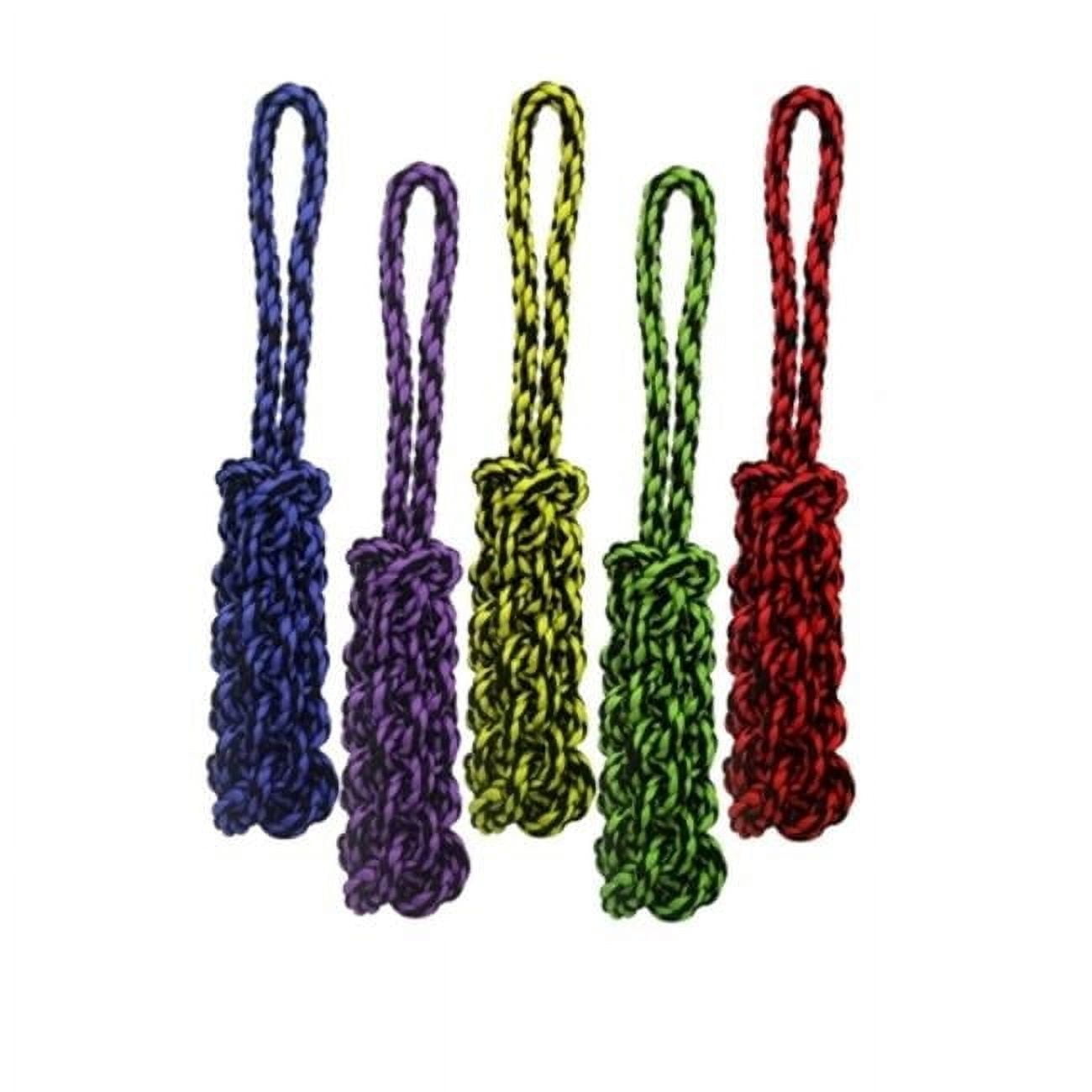 16 in. Nuts for Knots Rope Tug with Braided Stick Toys, Assorted ...