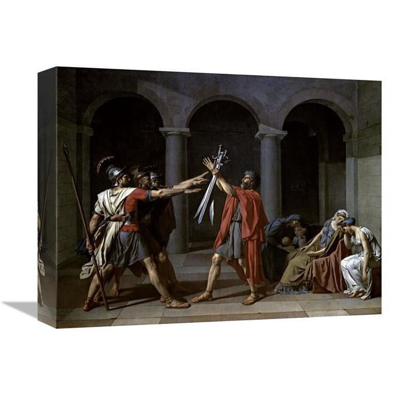 16 in. Oath of the Horatii Art Print - Jacques-Louis David - Walmart.com