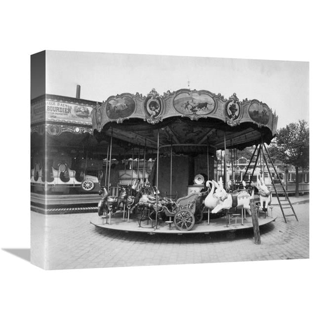 16 in. Paris, 1923 - Fete Du Trone, Street Fair Art Print - Eugene ...