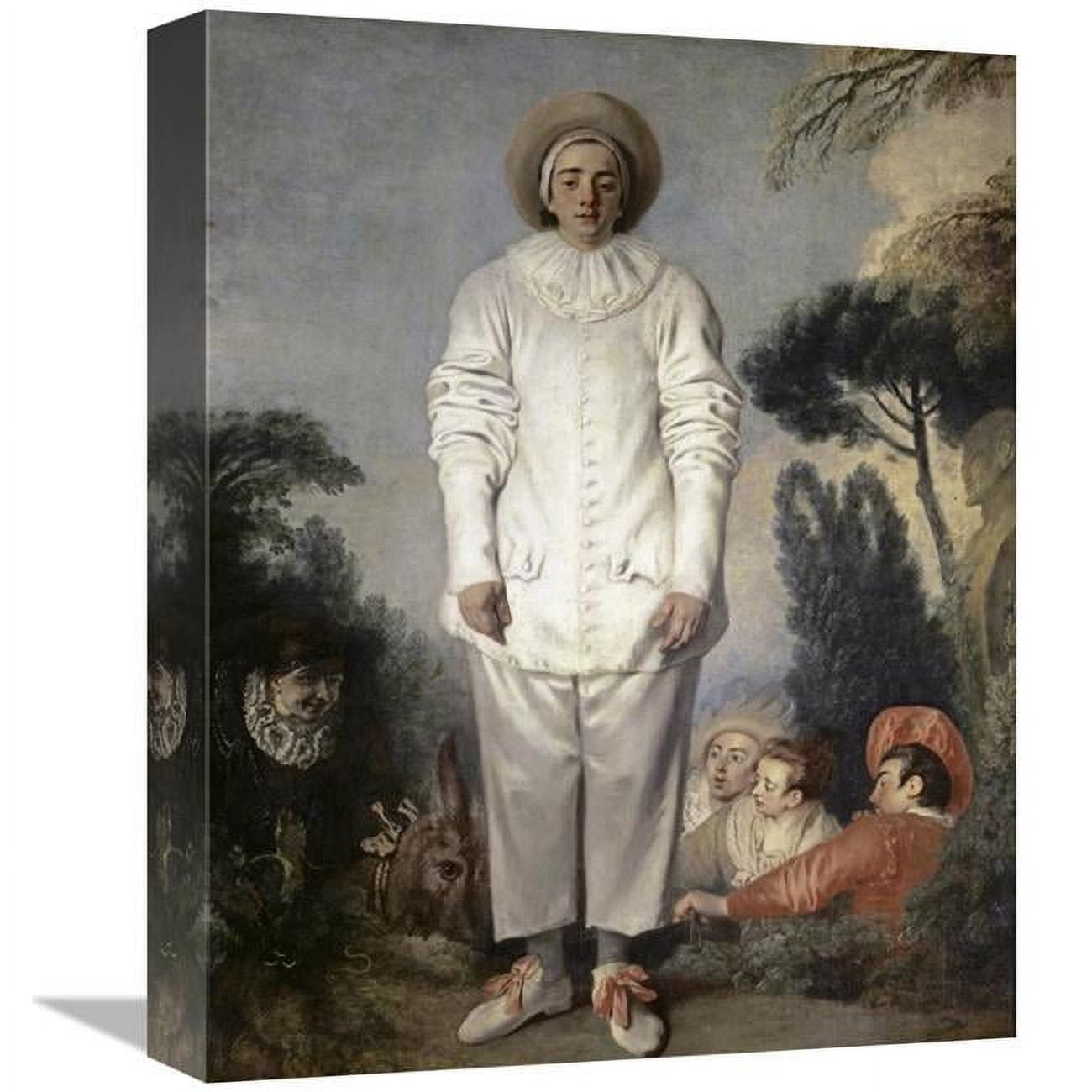 16 in. Pierrot, Also Known As Gilles Art Print - Jean-Antoine Watteau ...