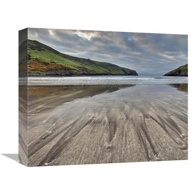 16 in. Sand Patterns At Dawn, Otanerito Beach, New Zealand Art Print ...