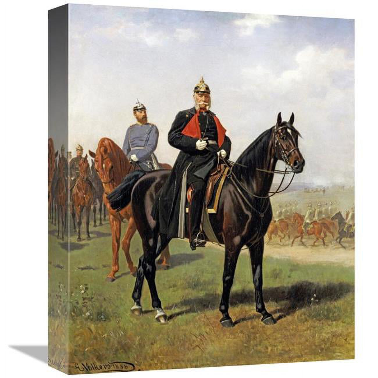 16 in. The Battle of Konigsgratz, 1864 Art Print - Emil Volkers ...