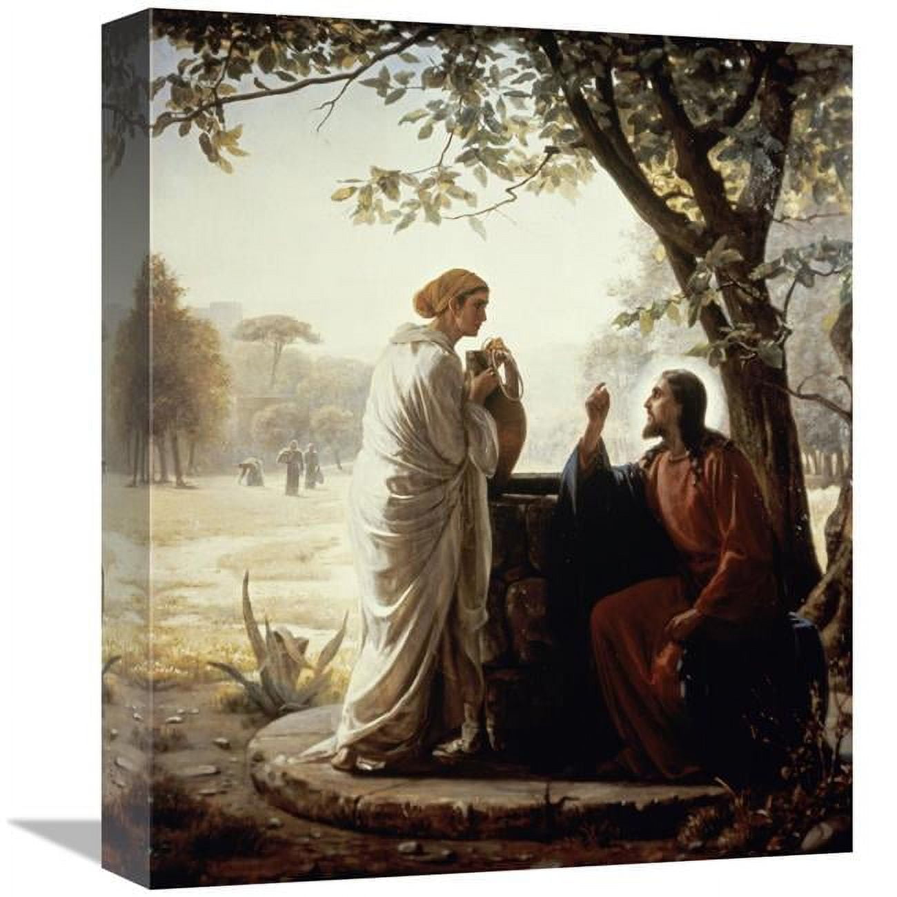 16 in. The Woman of Samaria Art Print - Carl Bloch - Walmart.com