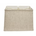 16 in. Throwback Rectangle Linen Lampshade, Cream - Walmart.com