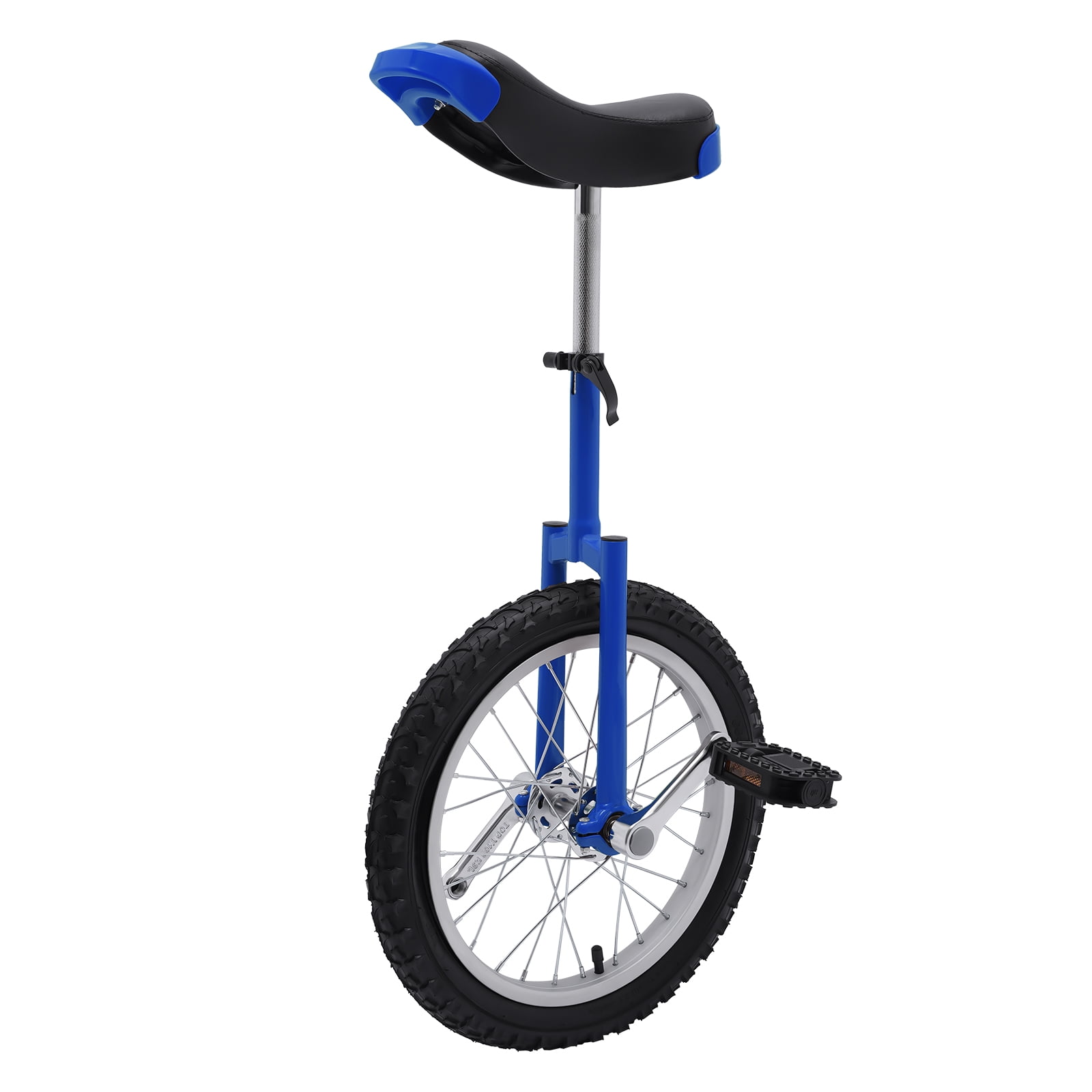 16 in Unicycle One Wheel Balance Bicycle One-Wheeled Bicycle Adjustable ...