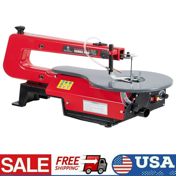 16 in Variable Speed Scroll Saw with Easy-Access Blade Change Tilting ...