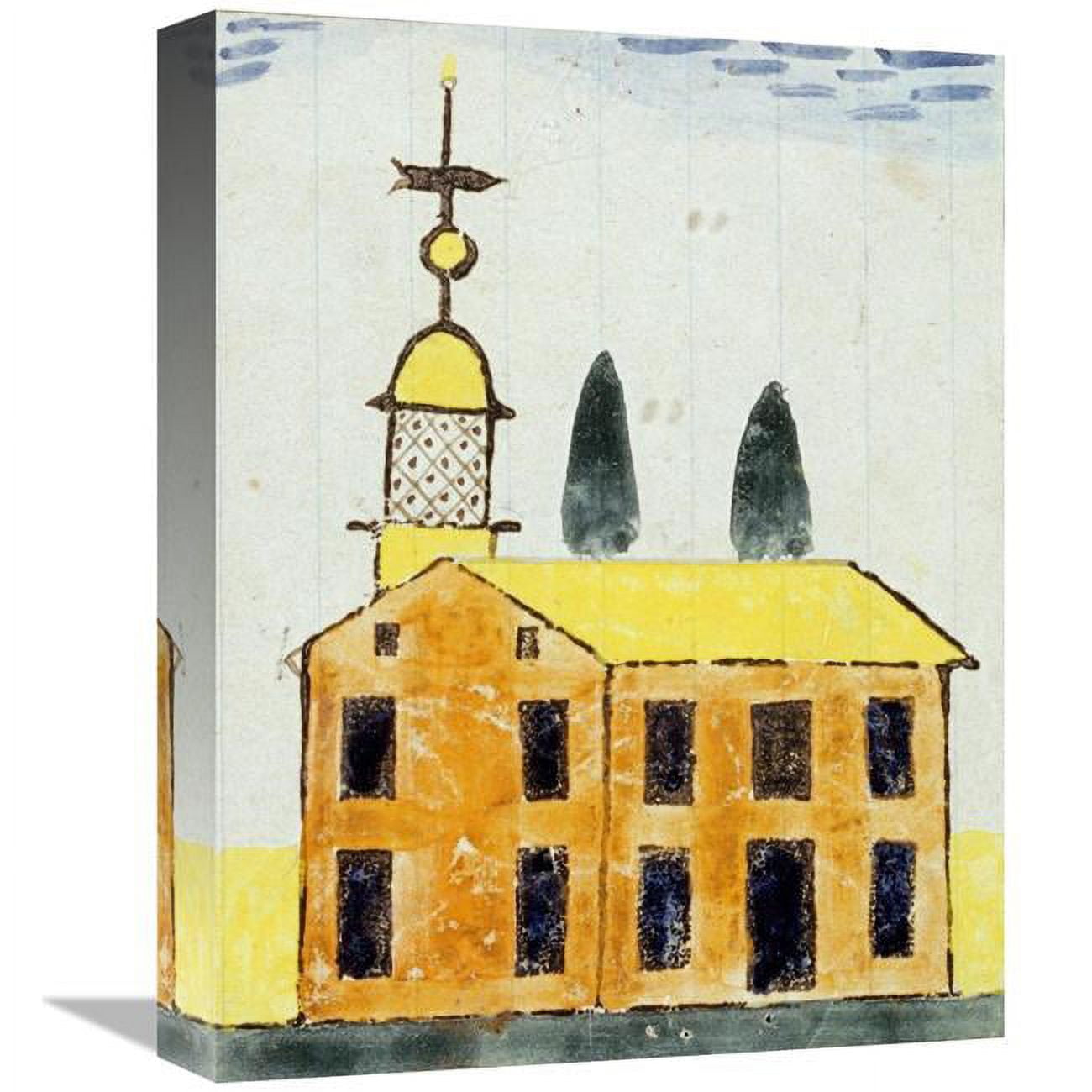 16 in. Watercolor & Ink Drawing Art Print - David Bixler - Walmart.com