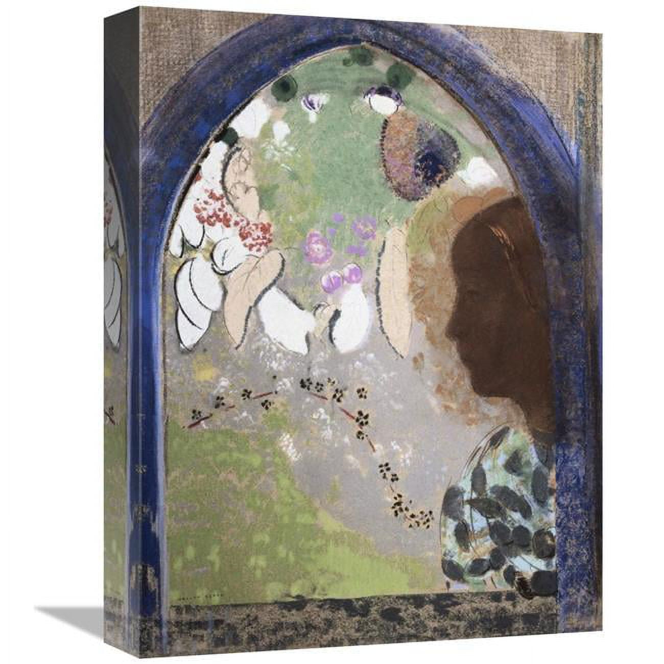 16 in. Woman at the Window Art Print - Odilon Redon - Walmart.com