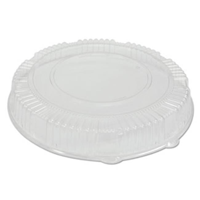 16 in. dia x 2.75 in. High Caterline Dome Lids, Plastic - Clear ...