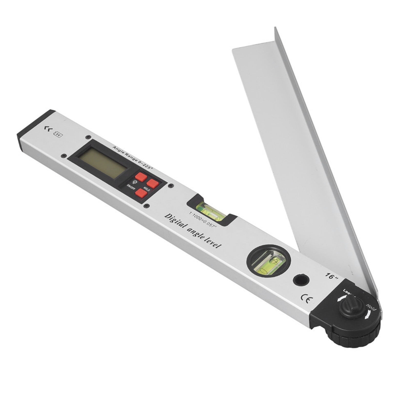 16-inch 225-degree Digital Angle Level LCD Electric Protractor with ...