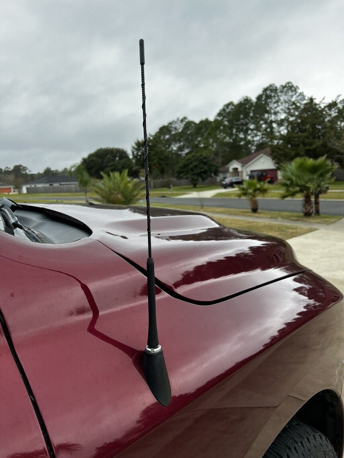 16" inch Antenna Mast Black Power Radio AMFM for DODGE RAM & RAM 1500 ...