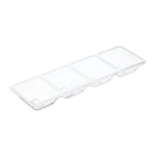 Way to Celebrate! Clear Round Plastic 12in Compartment Tray, 1 Ct ...