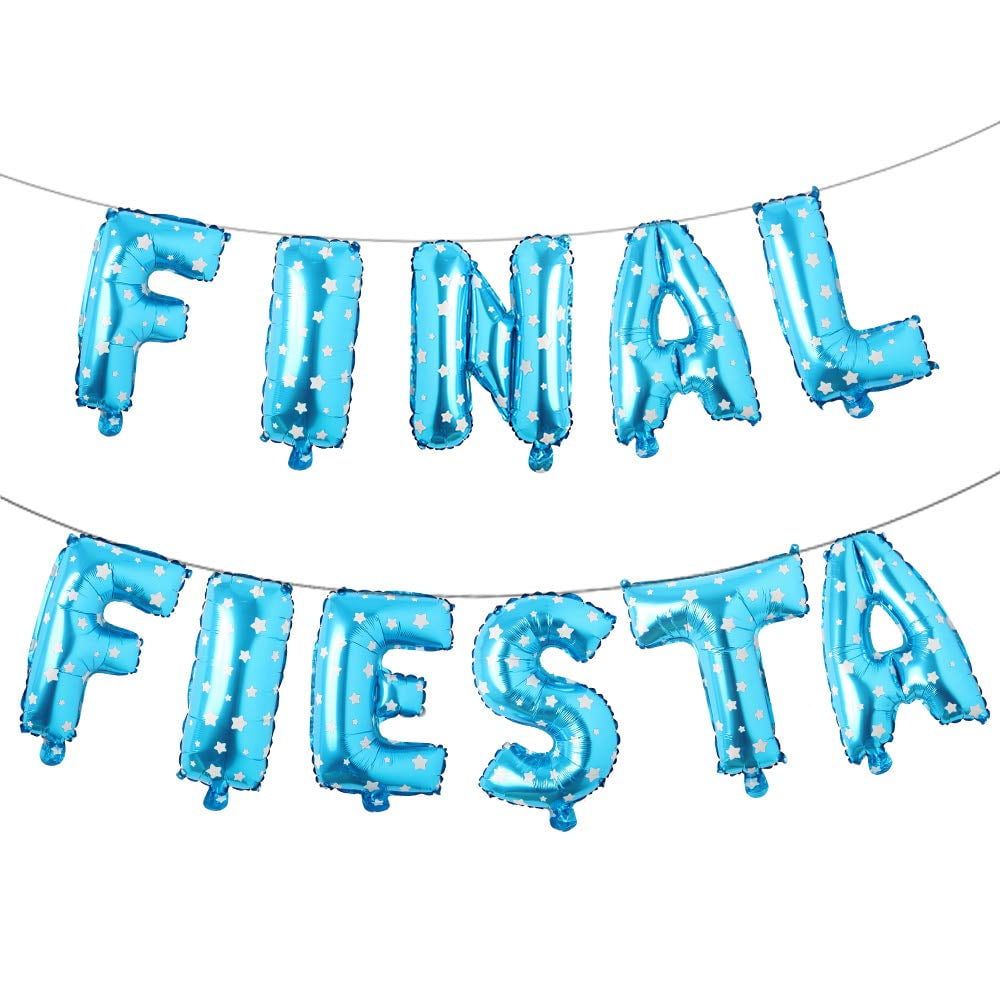 16 inch Final Fiesta MMF7 Cursive Foil Balloons Banner Balloons Fiesta ...