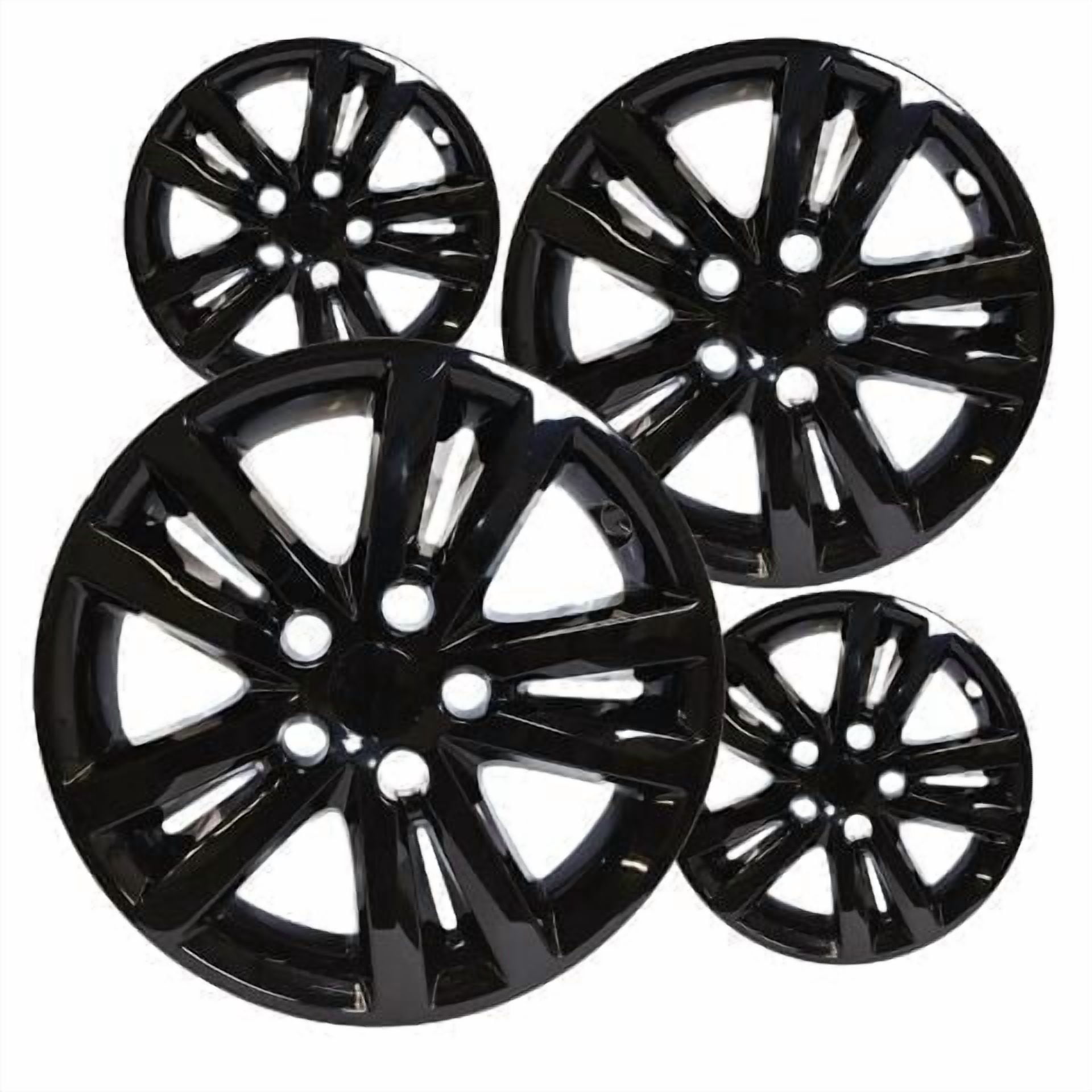 16 inch Gloss Black ABS Wheel Skins Set Compatible with 2015-2017 ...