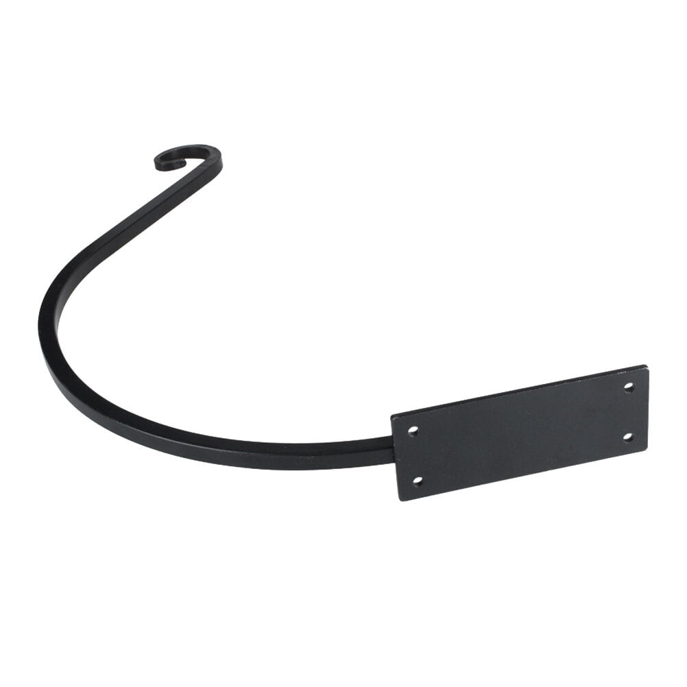 16 inch Hanging Plants Bracket Iron Curved Decorative Hook Planter ...