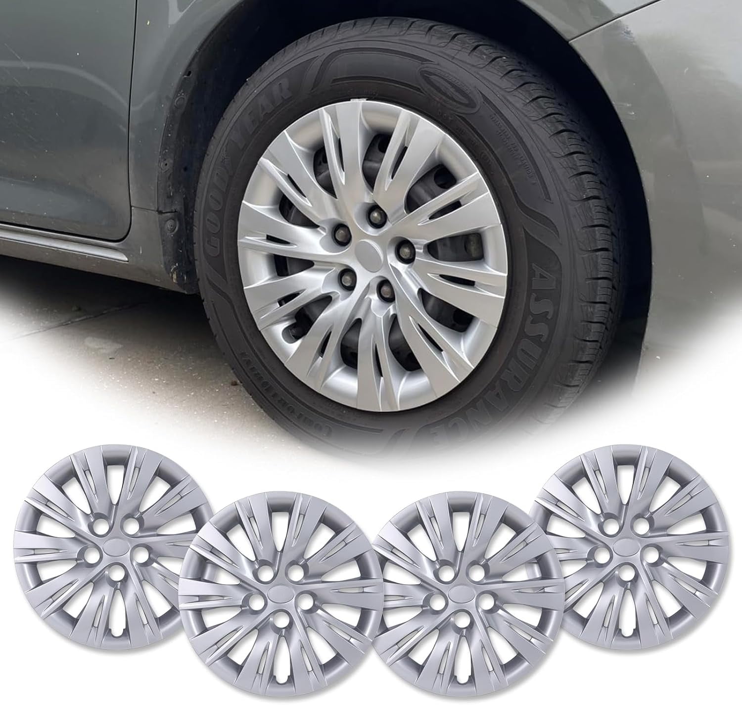 16 inch Hubcap,2012 2013 2014 Toyota Camry Style Wheel Cover,5 Double ...